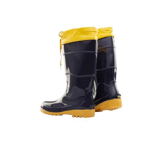 Bota PVC Baspan Azul e Amarelo Náutica - Bota de Segurança - Magazine Luiza
