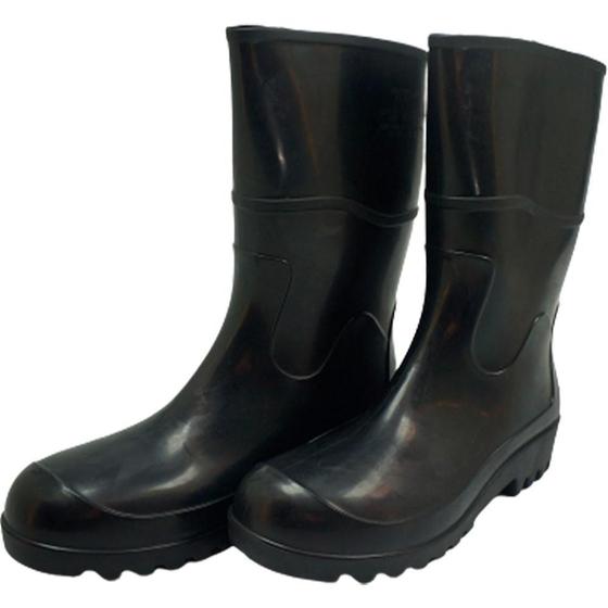 Bota Pvc Preta Com Forro Cano 30 Cm - 280,0043 - Proteplus - Bota de ...