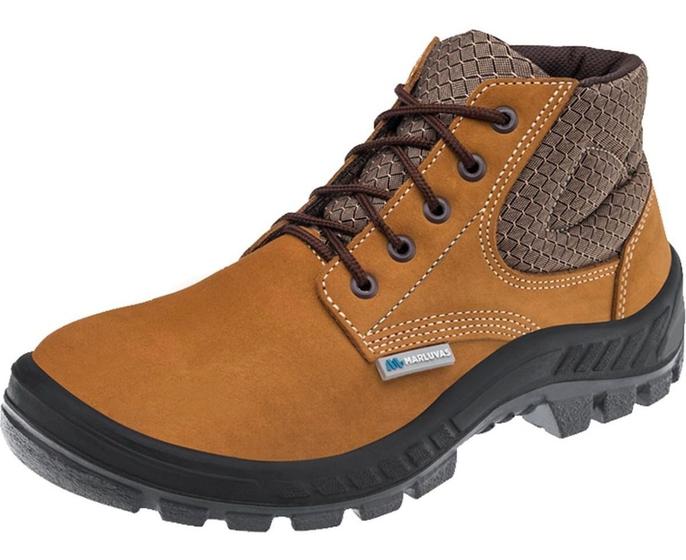 Bota seguraça marluvas 50b26 cb nub-bp bico pvc marrom c/ ca - Bota de ...