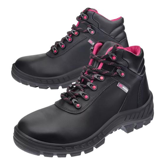 Bota Segurança Ocupacional Feminina Marluvas 50b22 Rosa Pvc - Bota de ...