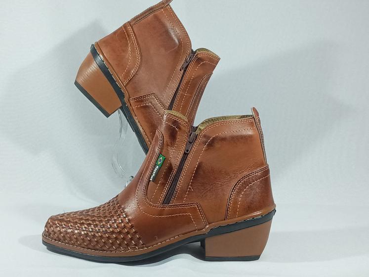 Bota Texana Masculina Barretão Vaquejada Couro 1003 Raça-forte - Raça ...