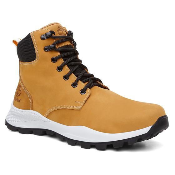 Bota Timberland Coturno Masculino Couro Confortável Lançamento NL070 ...