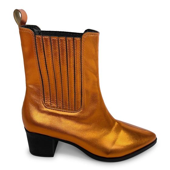 Bota Western Feminina Metalizada - Jessica Leal Shoes - Bota Feminina ...