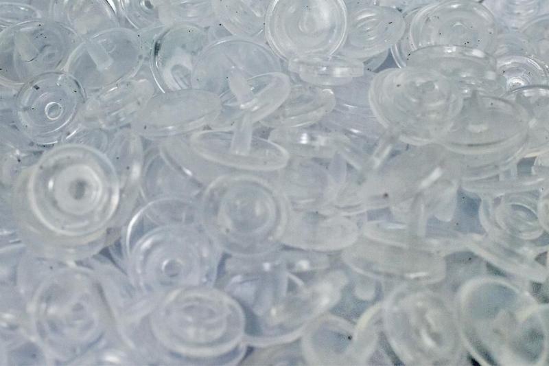 Botão Botões Pressão TicTac Plástico Transparente Nº12 50und - PREMIER ...