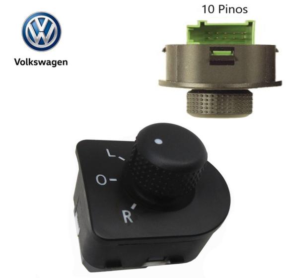 Botão Comando do Retrovisor Elétrico Gol Voyage G5 Fox Saveiro ...