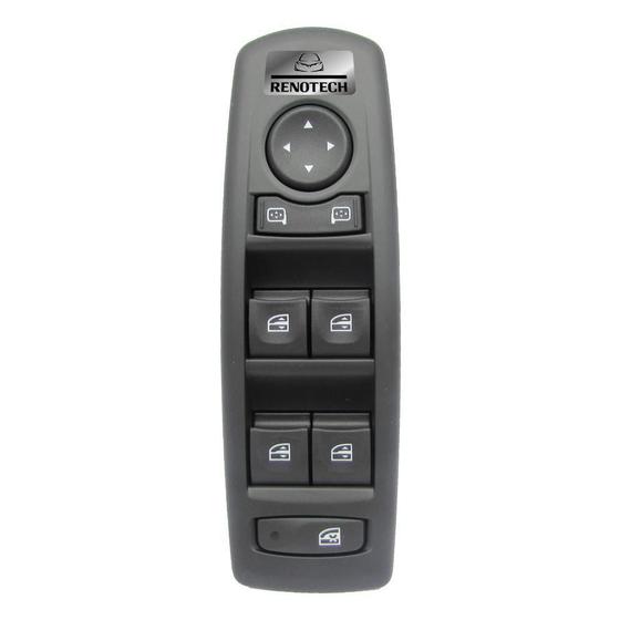 Botao Do Vidro Eletrico Completo Fluence Megane 809610007R - Renault ...