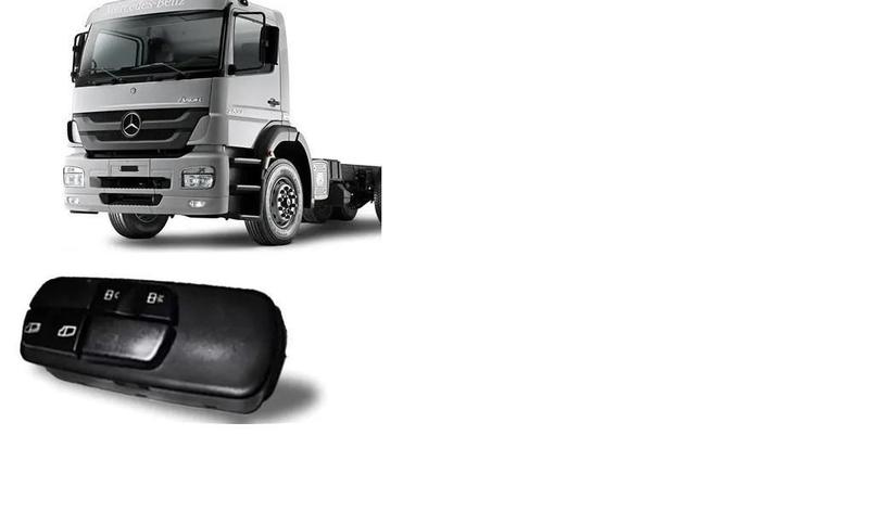 Botão Interruptor Vidro Elétrico Mb Axor A0025452013 Ld - Br.C - Botão ...