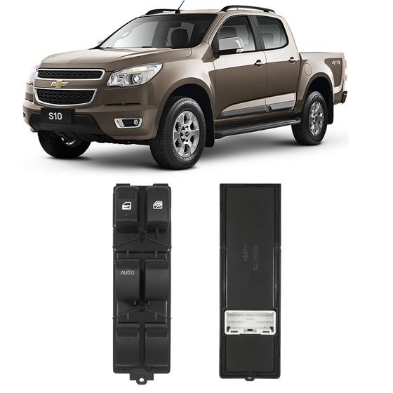 Botão Vidro Elétrico Chevrolet S10 2012 a 2015 - OEM 94728492 - Botão ...