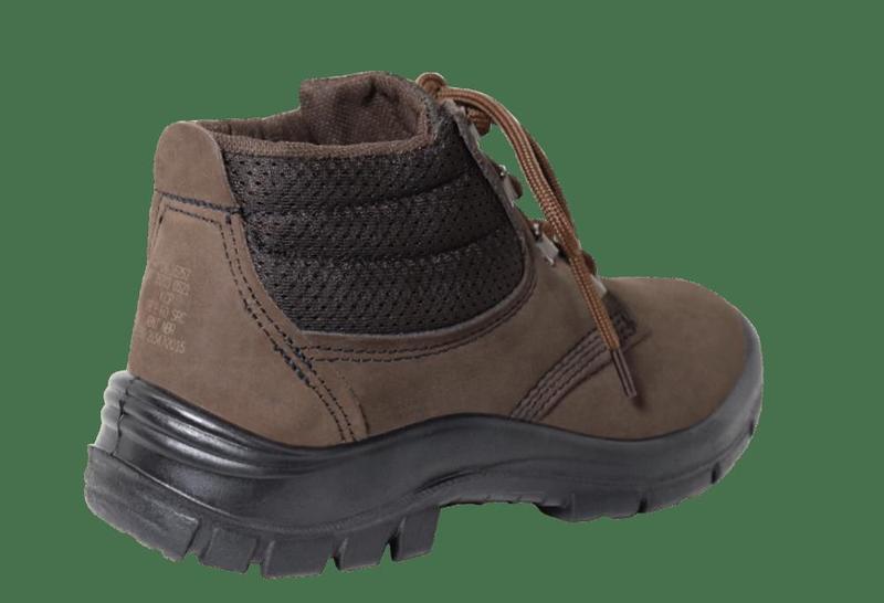 Botina de Segurança Couro Nobuck Flex Kadesh c/ Bico de PVC CA 16252 ...