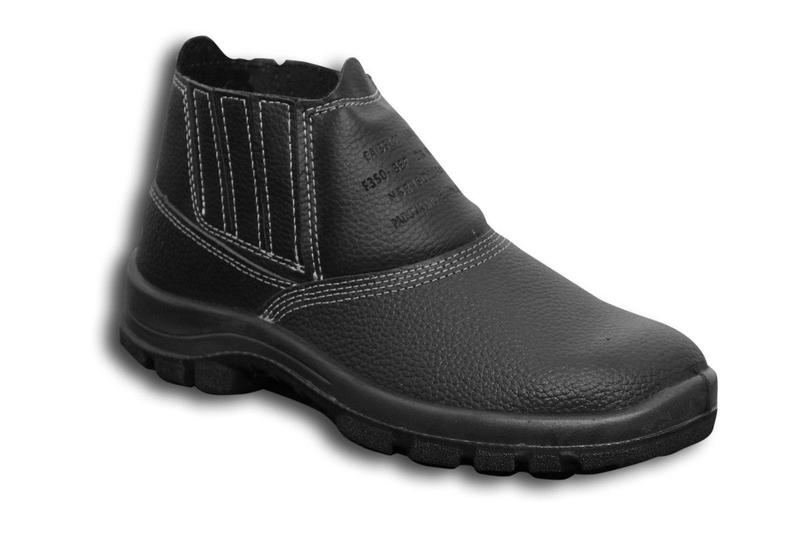 Botina de segurança elástico pu bidensidade bico pvc plástico fseg ca ...