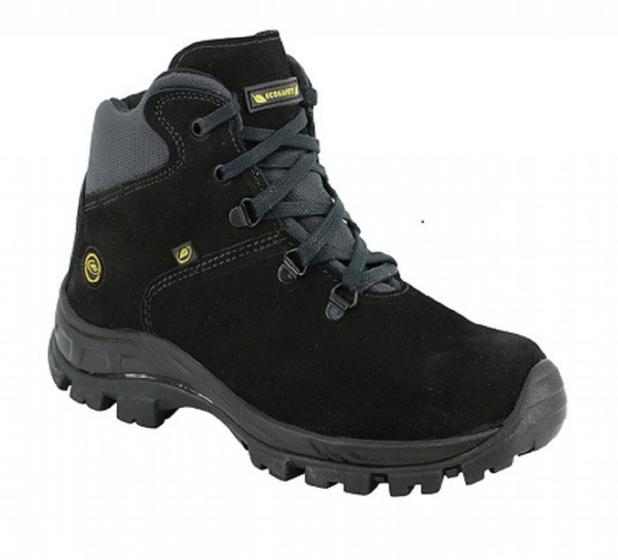 Botina de segurança nobuck preto - ecosafety - Sapato de Segurança ...