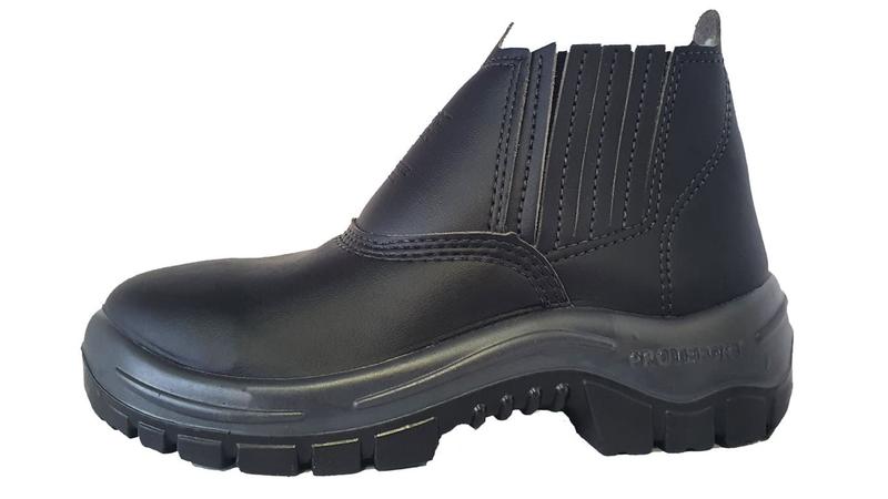 Botina de seguranca resistente a agua em microfibra bico pvc ...