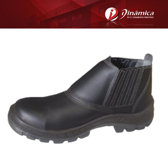 Botina microfibra elastica bico pvc preta ca-34500 - MARLUVAS - Sapato ...