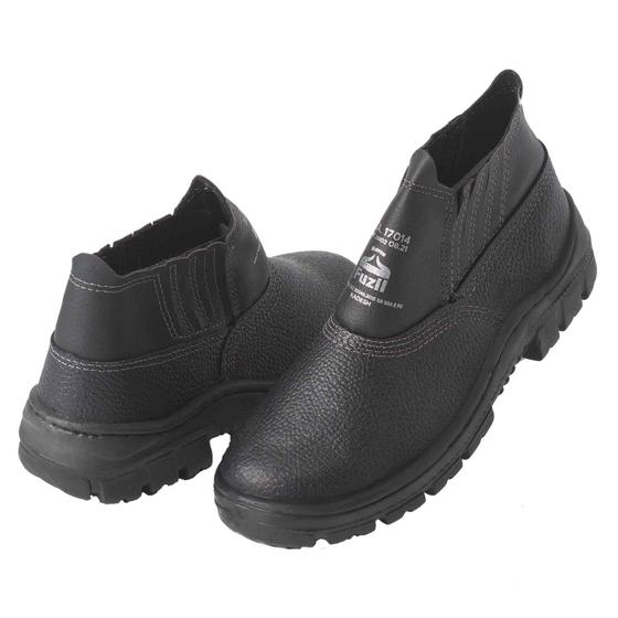 Botina segurança com bico de aço - fuzil - Botina de Segurança ...