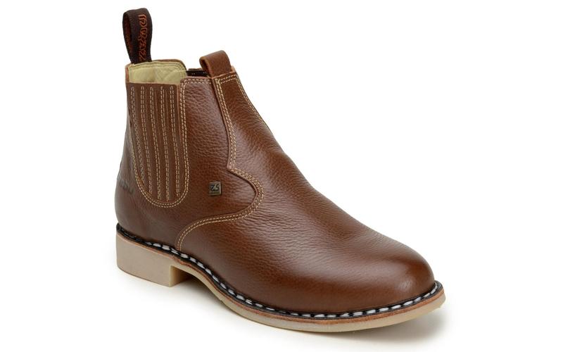 Botina zebu vira francesa em couro masculina flother whisky - 64010 - Bota Masculina - Magazine ...