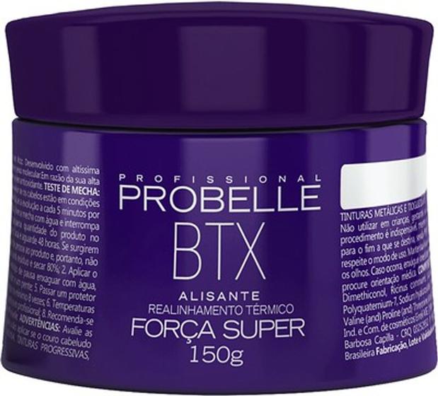 Botox capilar probelle 0150g força super - 64229 - beleza - Cuidados ...