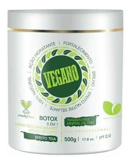 Botox Capilar Vegano Alisamento Profissional Sem Formol Liss - Manga ...