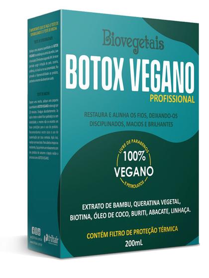 Botox Vegano Profissional Biovegetais 200ml - Cuidados com o Cabelo ...