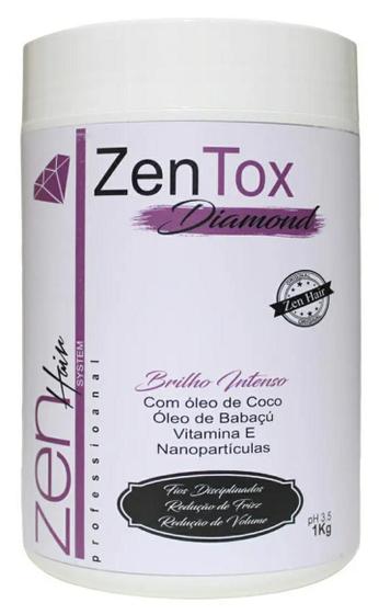 Botox Zen Hair Zentox Diamond Tradicional Coco E Babaçu 1Kg - Zen Hair ...