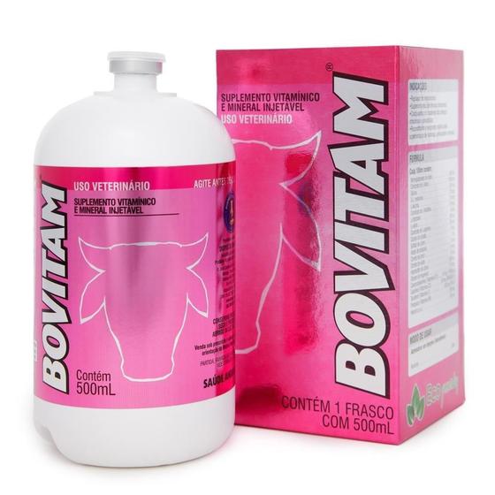 Bovitam metabolico suplemento vitaminico injetavel 500ml dispec ...