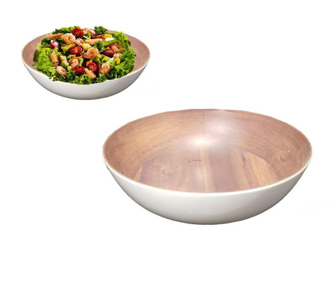Bowl Gigante Salada Tigela Redonda Salada 30 x 9 cm Melamina - Bellagio ...