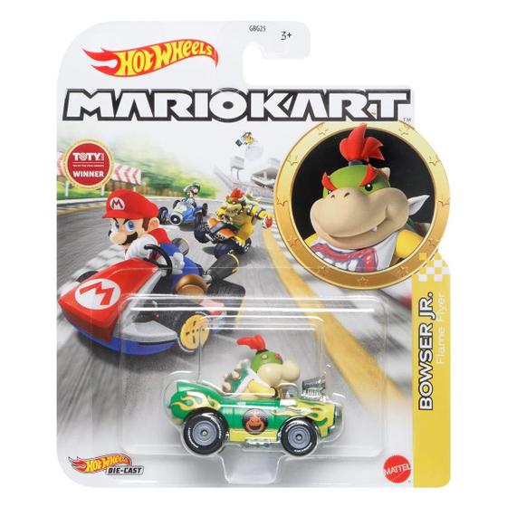 Bowser Jr. - Flame Flyer - Mario Kart - 1/64 - Hot Wheels - Mattel ...