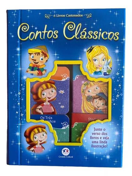 Box 6 Mini Livros Contos Clássicos Infantil Educativo - ciranda ...