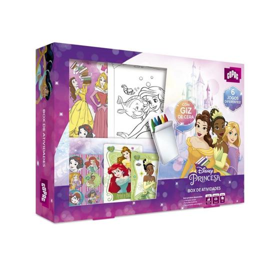 Box de Atividades Princesas - COPAG - Tapete e Centro de Atividades ...