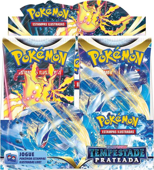 Box Display Pokémon Espada E Escudo 12 Tempestade Prateada - COPAG - Deck de Cartas - Magazine Luiza