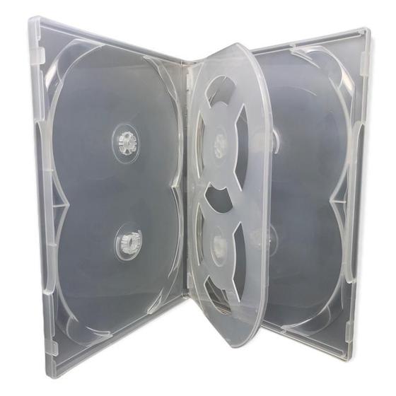 Box Dvd Amaray Sextuplo Transparente Kit Com 50 Unidades - Rimo ...