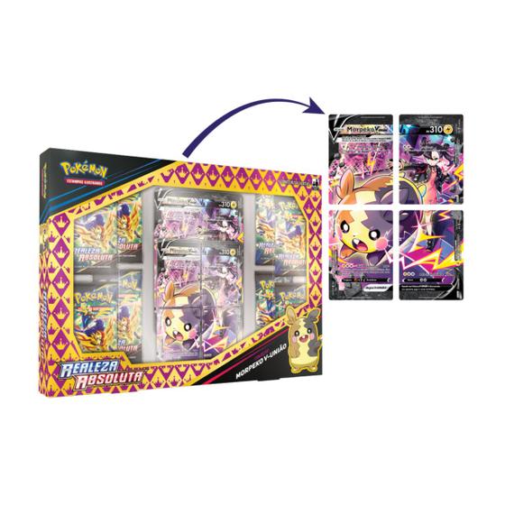 Box Morpeko V União Pokémon Tcg Realeza Absotula Copag - Deck de Cartas ...