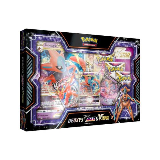 Box Pokemon Coleção de Batalha Deoxys Vmax e V-Astro Copag - Deck de ...