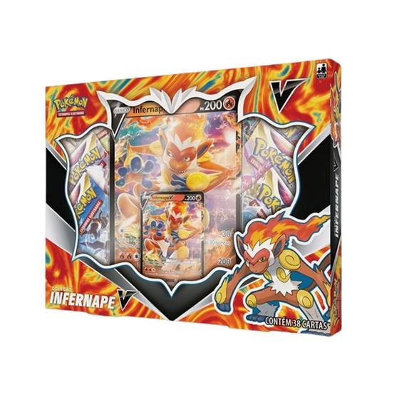 Box Pokémon Infernape V - Copag - Deck de Cartas - Magazine Luiza