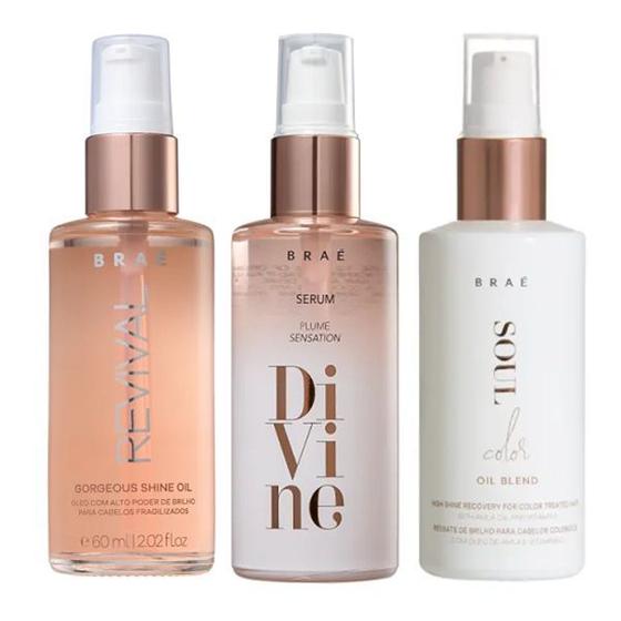 BRAE Cronograma Capilar Color Oleo capilar 60ml 3 unidades - BRAÉ ...
