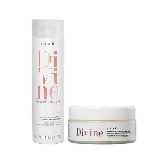 Braé Divine Absolutely Smooth Kit Cuidados Anti-frizz (2 produtos ...