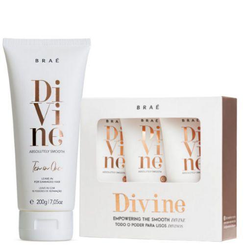 Braé Divine Kit Travel Size+ Leave-in Ten in One 200ml - Cuidados com o ...