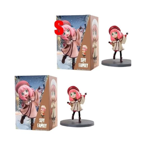 Branco Anya Spy X Family Anime Toy PVC 14cm Figura De Detetive Fofa ...