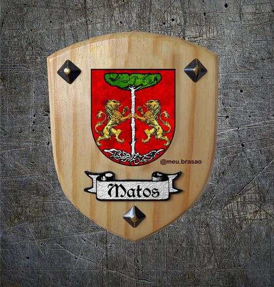 Brasão da família Matos ( feito na madeira ) - @meu.brasao - Livros de ...