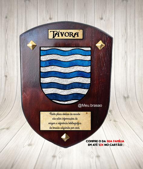 Brasão da família Távora - @meu.brasao - Bandeiras - Magazine Luiza