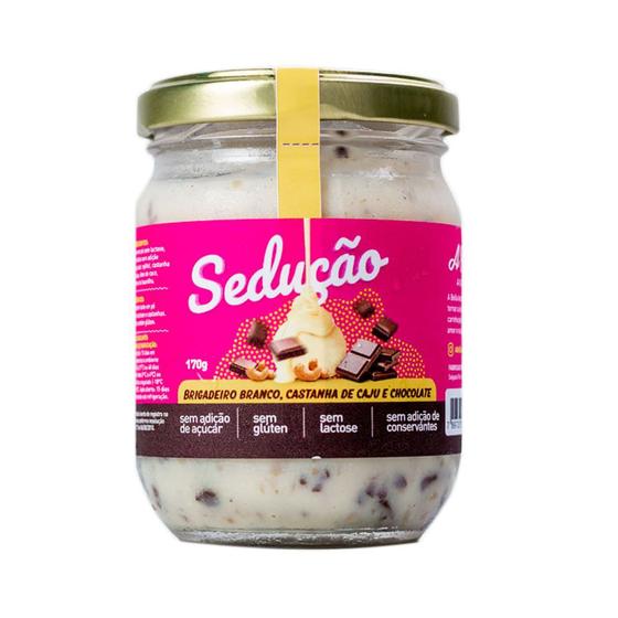 Brigadeiro Branco A Bella Andrade Sedução Castanha de Caju e Chocolate ...