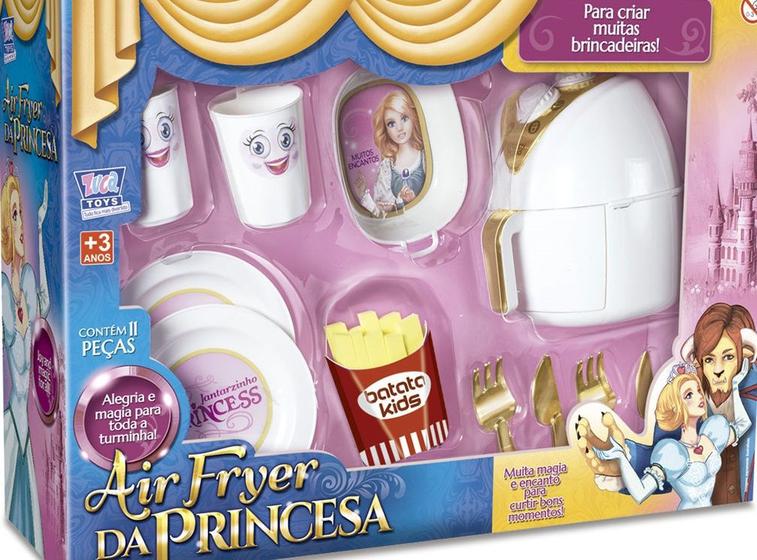 Brinquedo Air Fryer Princesa Infantil Com 11 Peças Zuca Baby - ZUCA ...