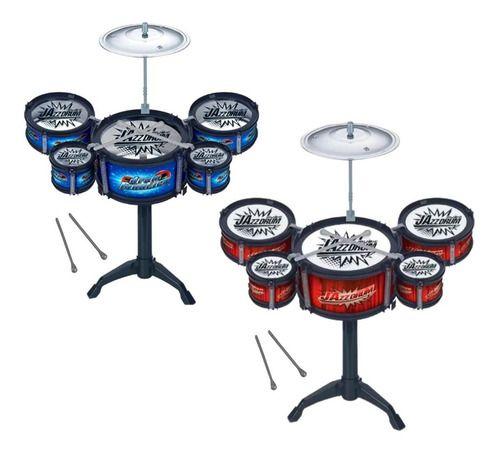 Brinquedo Bateria Infantil Com 5 Peças De Tambores Artbrink - Art Brink ...