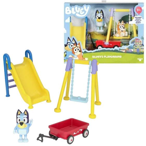 Brinquedo Bluey Story Mini Playset Bluey's Playground - Candide ...