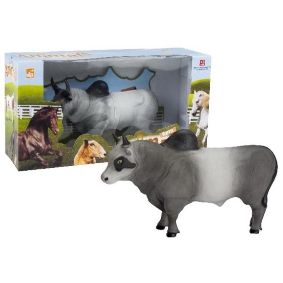 Brinquedo boi touro farm animais da fazenda 0538 bee toys - Bonecos ...