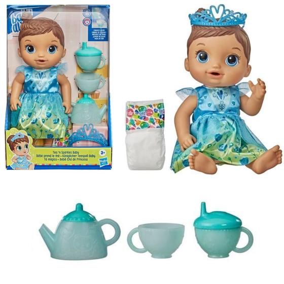 Brinquedo Boneca Baby Alive Bebê Chá De Princesa Hasbro - Boneca Baby ...