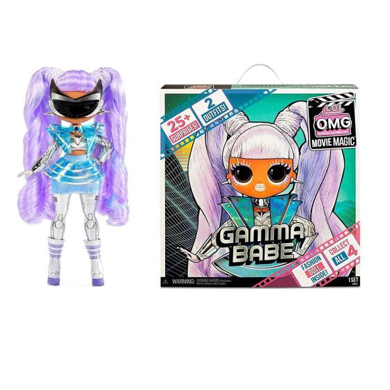 Brinquedo Boneca Lol Omg Movie Magic Doll Gamma Babe 8983 - Candide ...