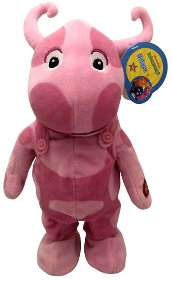 Brinquedo Boneca Pelúcia Musical Personagem Uniqua Rosa Backyardigans ...