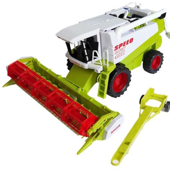 Brinquedo Colheitadeira Trator Ceifa Farm Tractor Toy Speed - JJT ...
