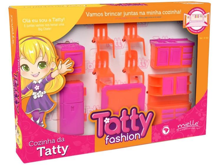 Brinquedo Cozinha Infantil Tatty Fashion Mini Geladeira Mesa - Mielle ...