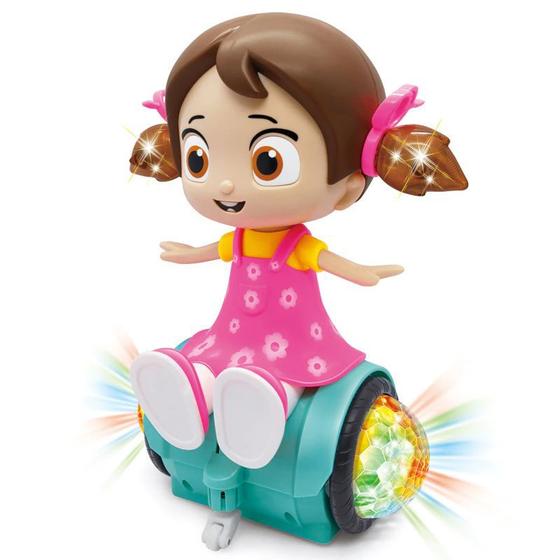 Brinquedo Dance Girl Boneca Musical c/ Rodinhas Globo de Luz - Toy King ...